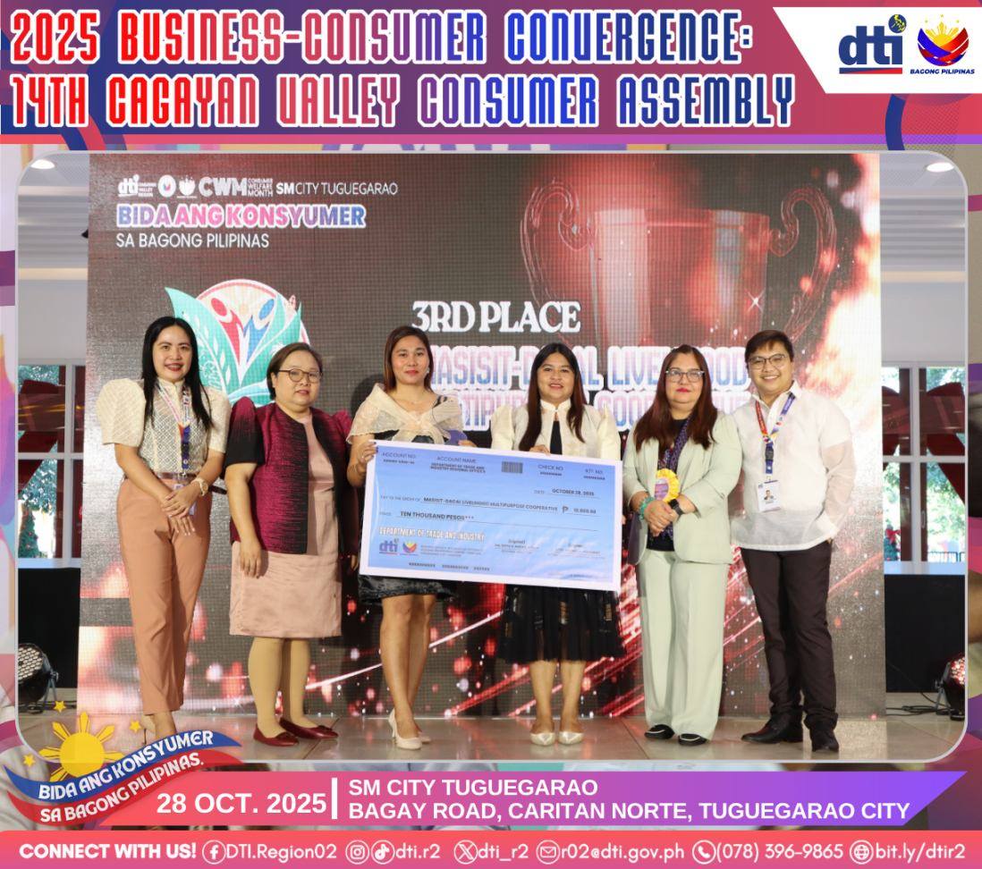 MASCOOP Earns DTI Region 2 Recognition for Consumer Excellence – MASCOOP